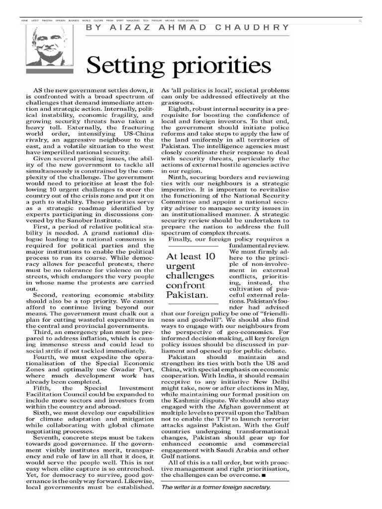 _ Setting priorities | PDF