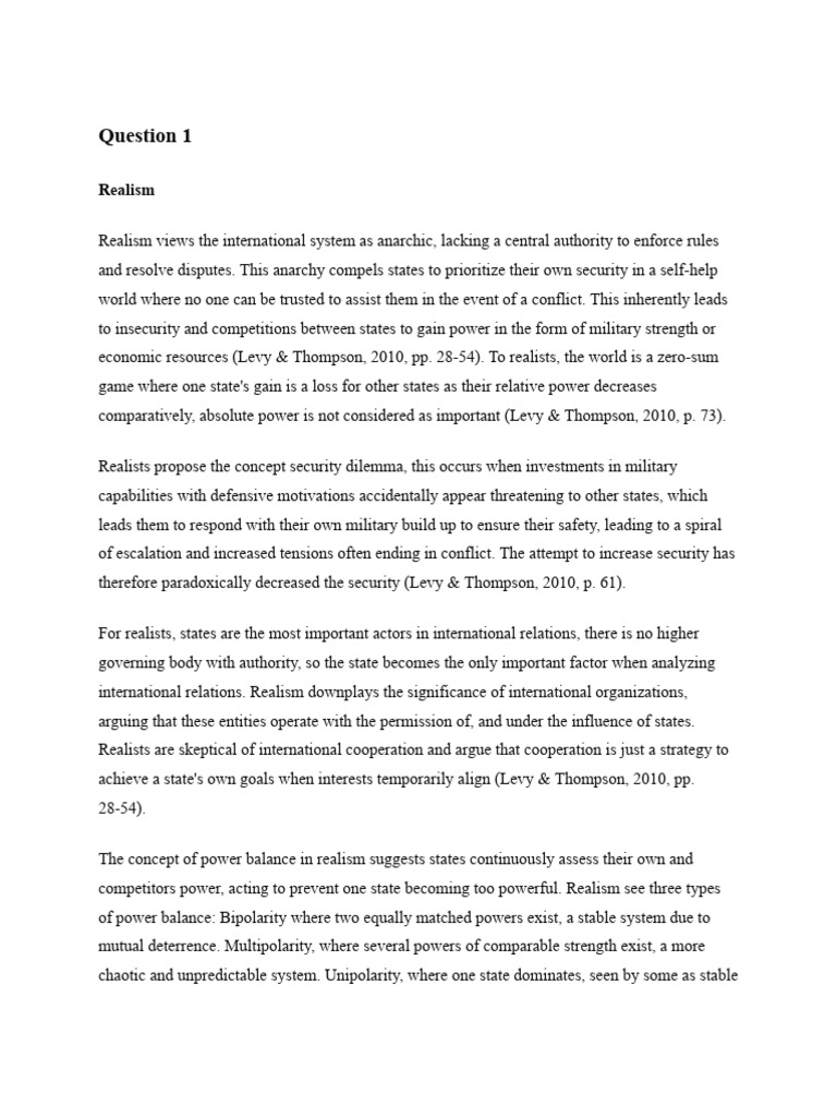 Realism vs. Constructivism in Korean War | PDF | Decision Making ...