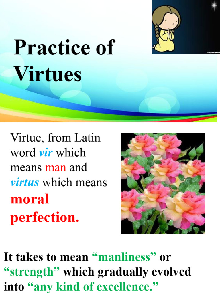 Lesson 9 Practice of Virtues | PDF | Disciplines | Virtue