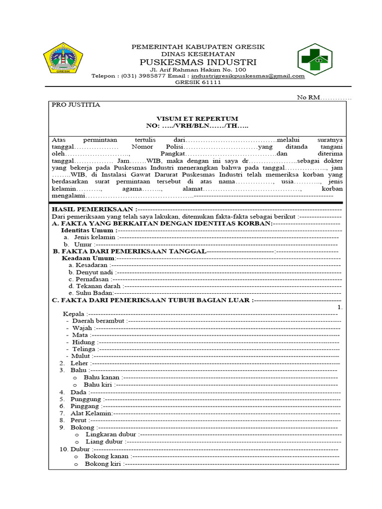 Format Visum Hidup | PDF