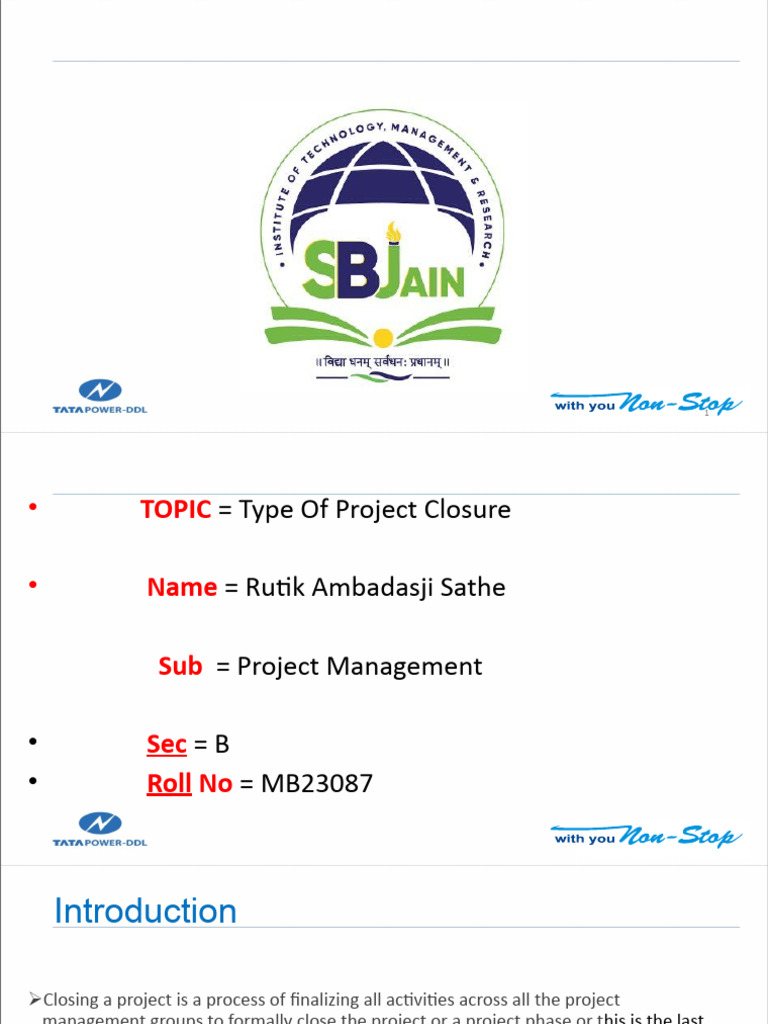 Projectclosure Rutik | PDF | General Contractor | Technical Drawing