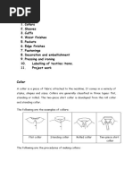 Fashion Design: Plackets & Cuffs | PDF | Seam (Sewing) | Clothing