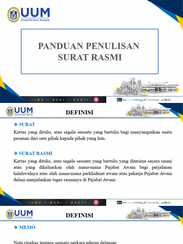 Panduan Penulisan Surat Rasmi (KPO) | PDF