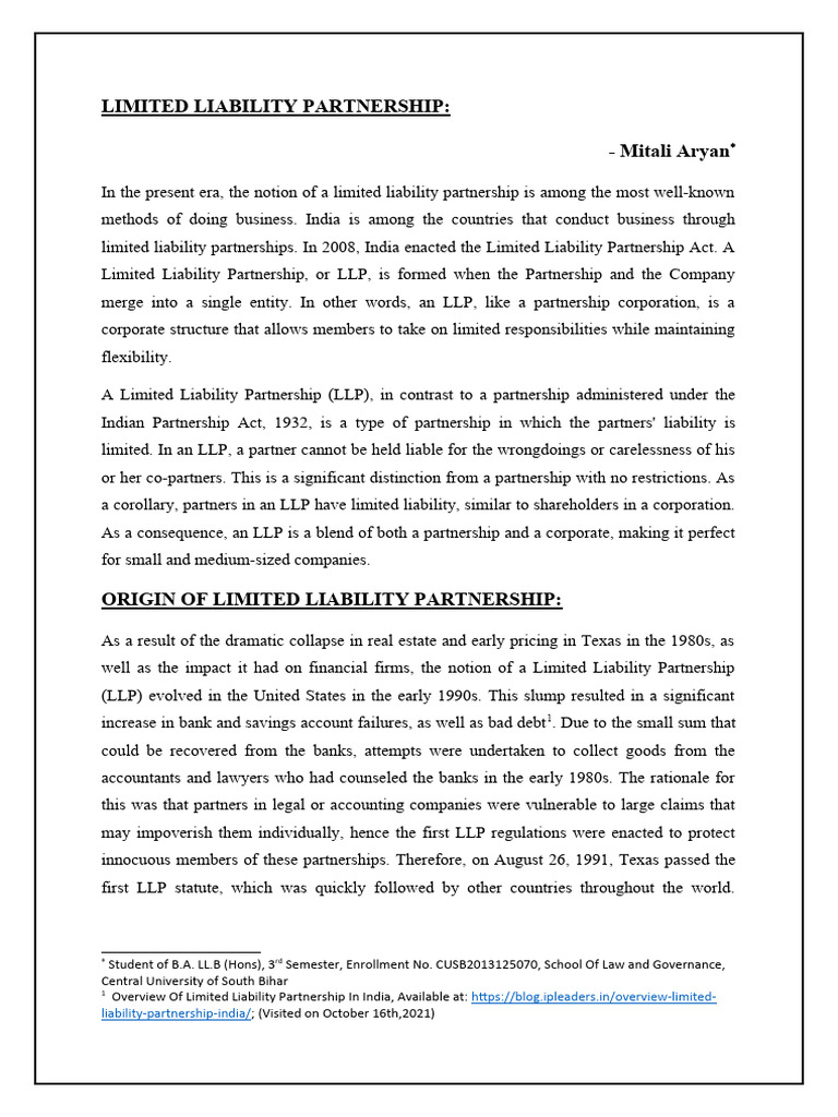 Contract Assignment | PDF | Limited Liability Partnership | Liquidation