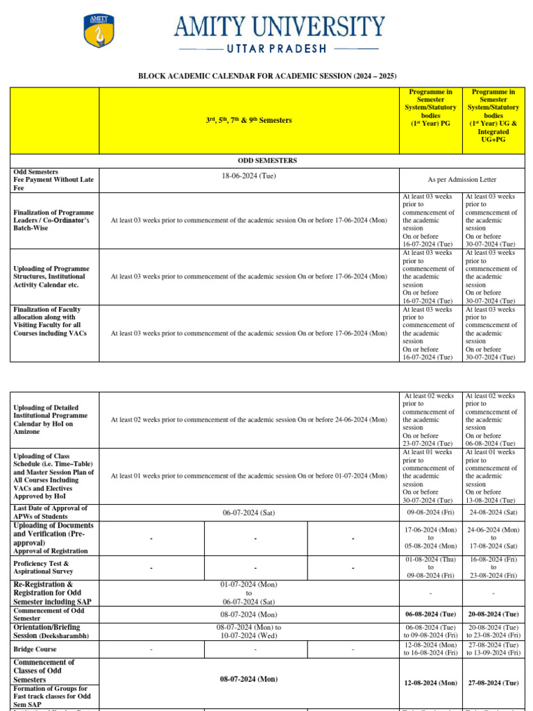 Documents - 63c48block Academic Calendar 2024-25 | PDF | Academic Term ...