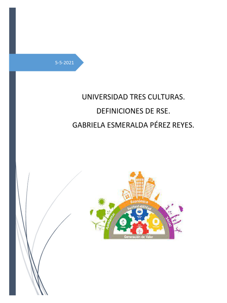 Definiciones de Rse | PDF | Responsabilidad social corporativa | Business