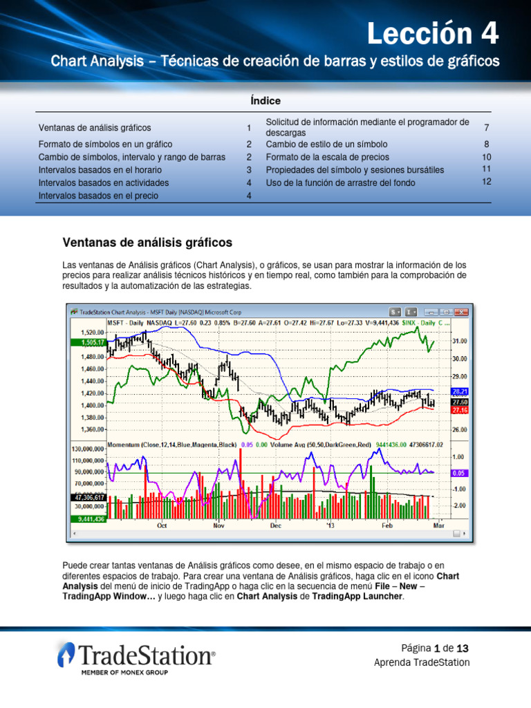 Lección 4 - Análisis Gráficos - Técnicas de Creación de Barras y Estilos de Gráficos | PDF ...