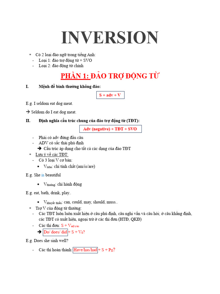 INVERSION | PDF