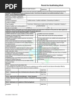 Scaffolding Handover Certificate | PDF | Scaffolding | Crane (Machine)