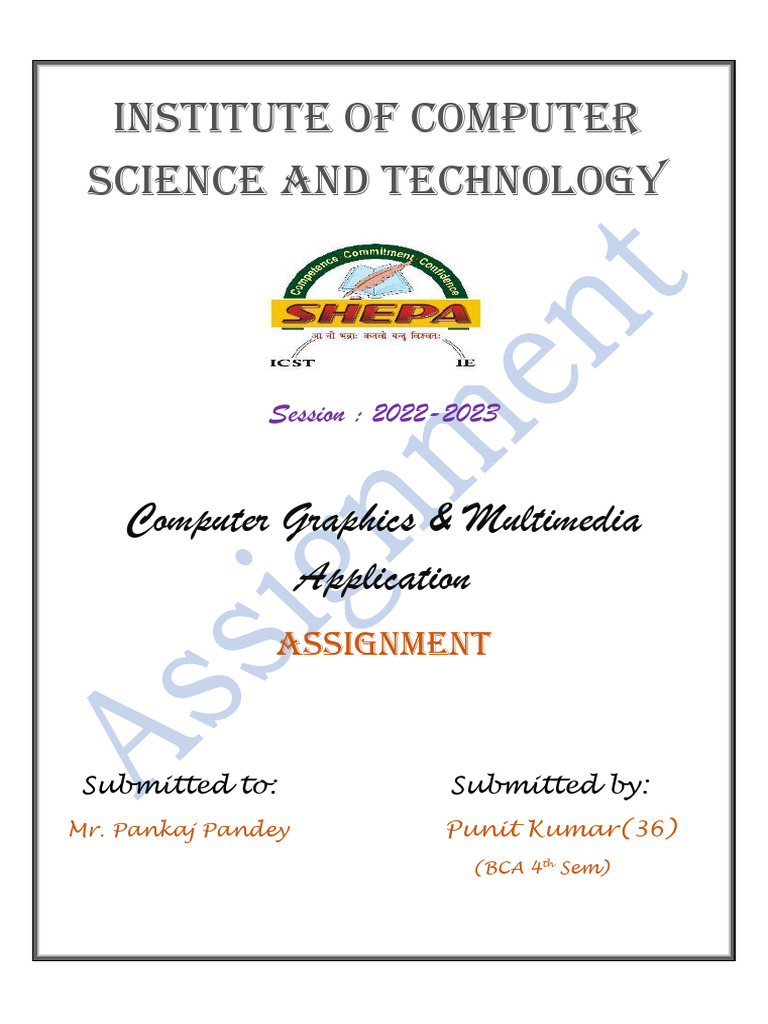 Punit CGMA Assignment | PDF