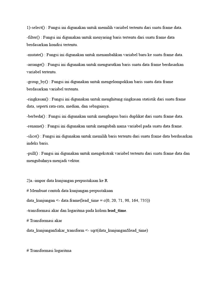 Analisis Dan Visualisasi Data | PDF | Komputer