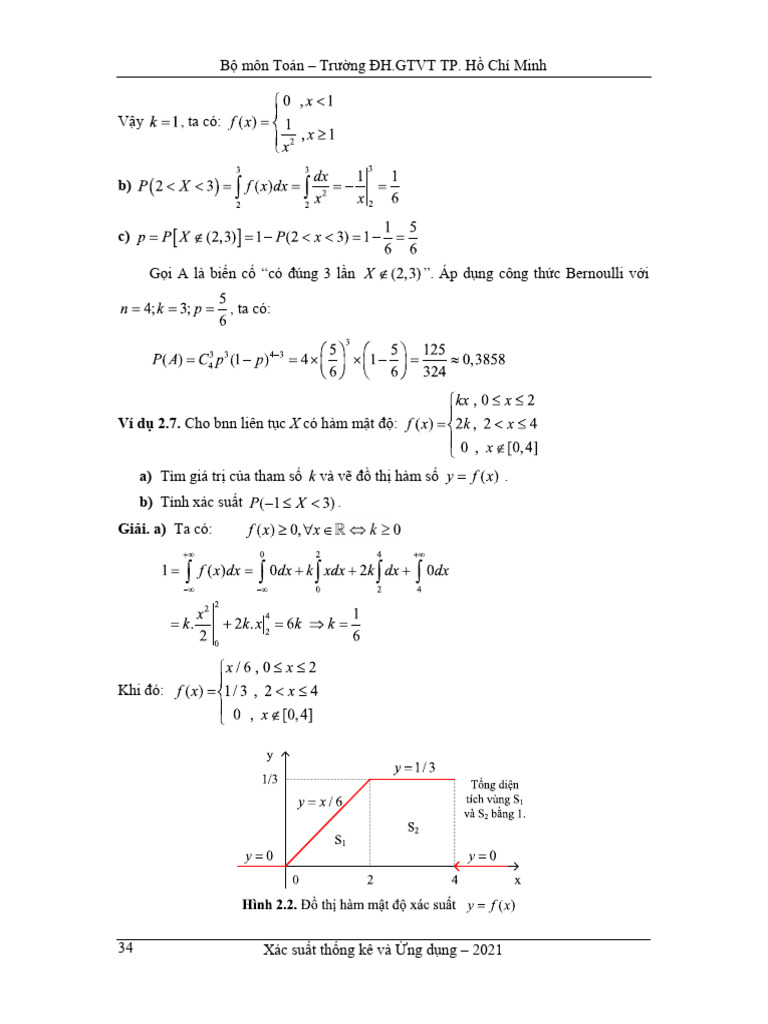 Gtrinh XSTK ch2 | PDF