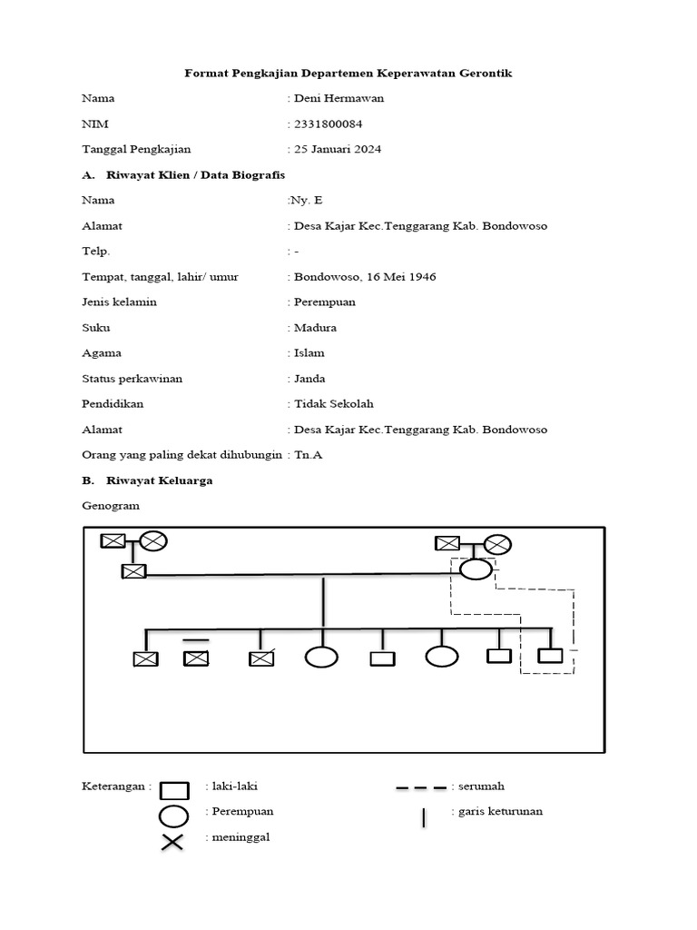 Askep Gerontik 2024 (Deni Hermawan) | PDF | Gaya Hidup