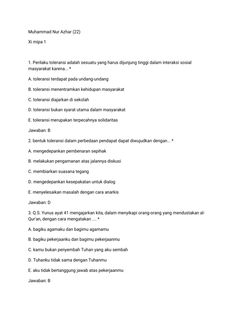 Pai-Nur Abdi Rachman | PDF