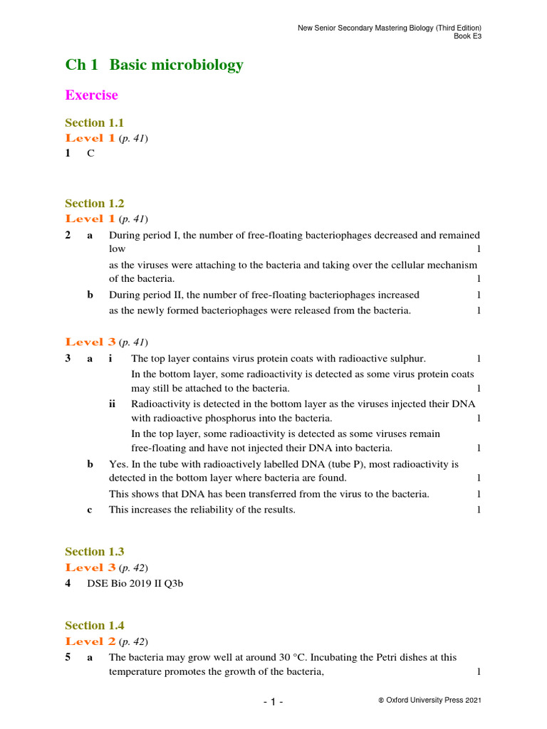 Mastering Biology: Microbiology Exercises | PDF | Lactic Acid ...