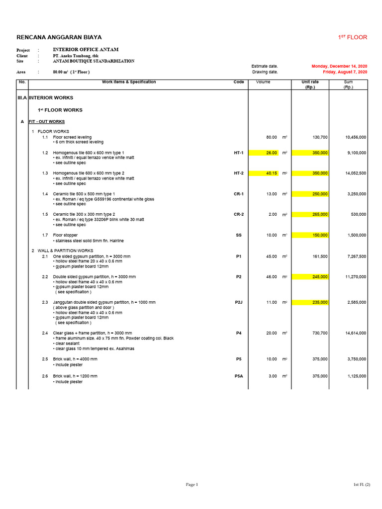 Rab Interior Pindad | PDF | Toilet | Building Materials
