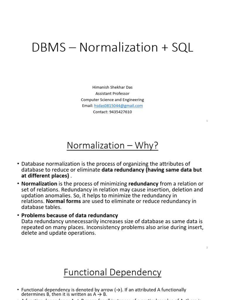 DBMS Revision | Download Free PDF | Relational Model | Data Model
