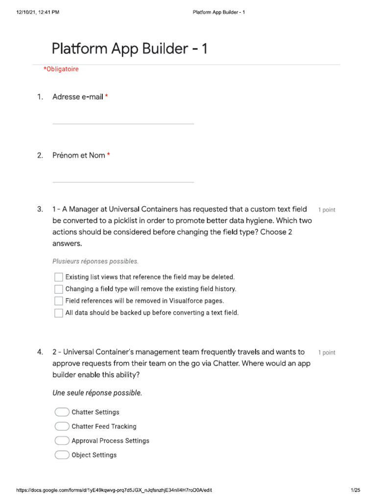 Plateform App Builder 1 | PDF