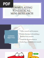 Math10 - q4 - Mod6-8 - Formulation of Statistical Mini Research by ...