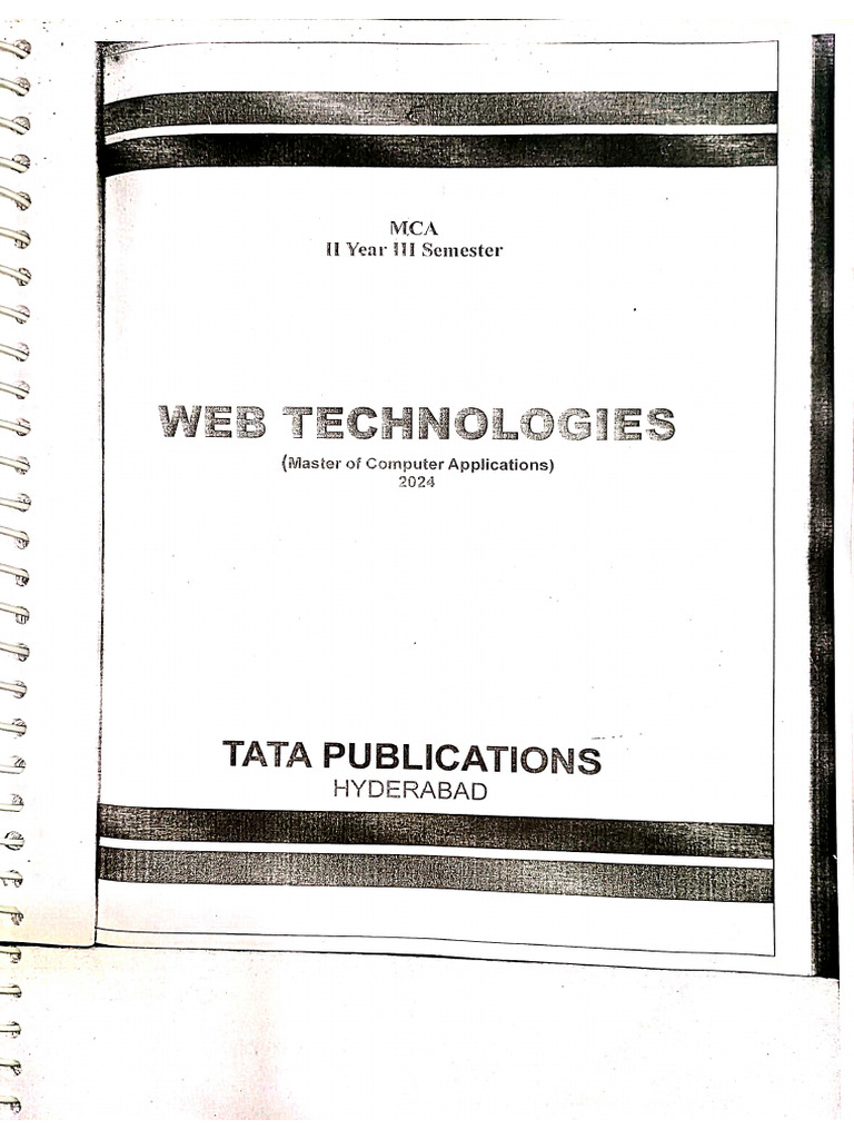 Web Technology | PDF