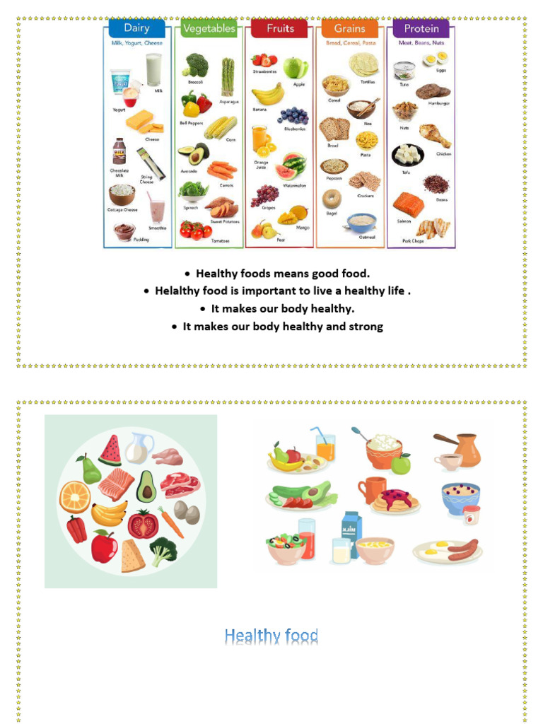 Healthy Food | PDF | Self-Improvement | Wellness