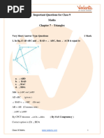 Class IX - 06 Lines and Angles - Question Bank | PDF | Angle | Euclidean Plane Geometry