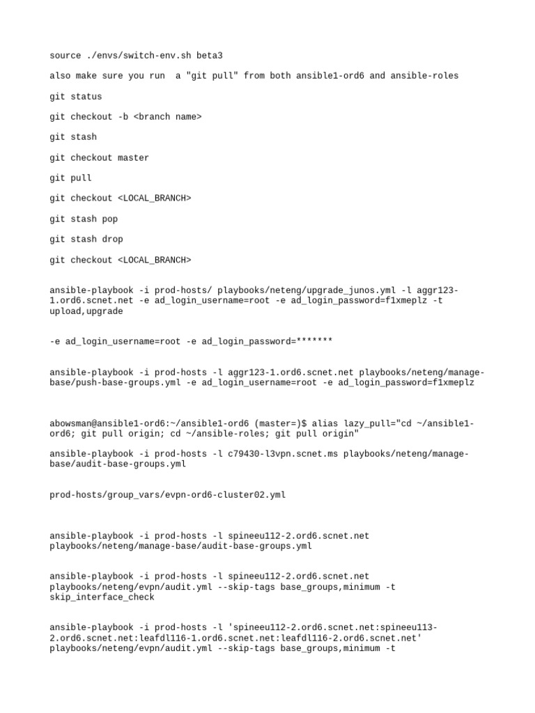 Absible Commands | PDF