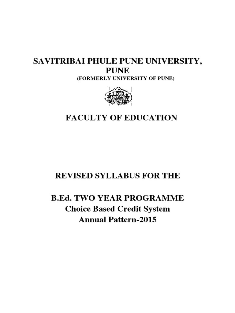 BEd Syllabus 2016 Ver3 | PDF | Teachers | Curriculum