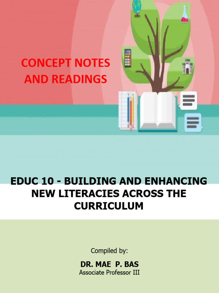 1 EDUC 10 CONCEPT NOTES Prelim | PDF | Literacy | Learning