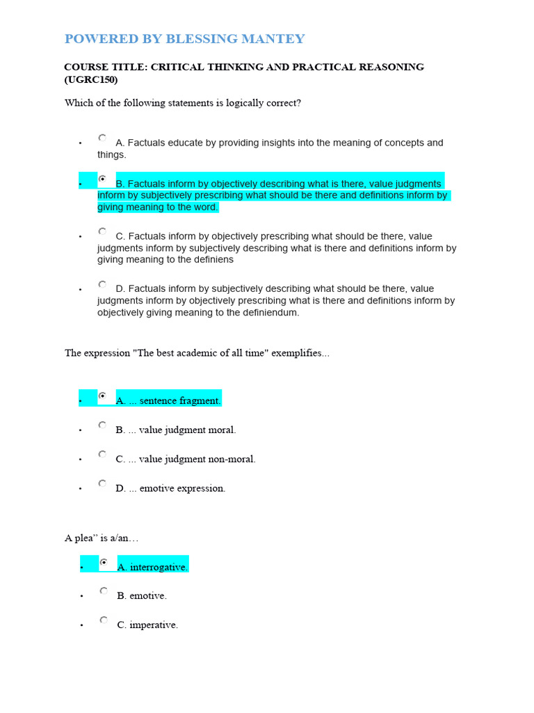 Logical Argument Sentence Types | PDF | Argument | Deductive Reasoning