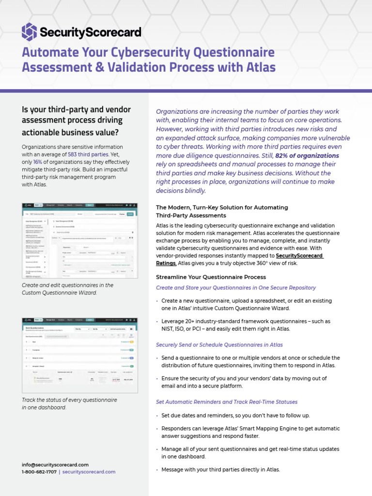 (Data Sheet) Assessments - Automate Your Third Party Risk Assessment ...