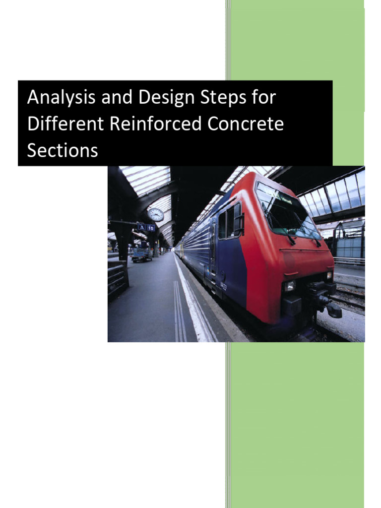 Reinforced Concrete Section Design Guide | PDF | Applied Mathematics