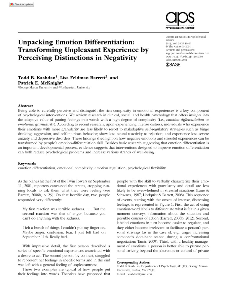 kashdan-et-al-2015-unpacking-emotion-differentiation-transforming ... kashdan-et-al-2015-unpacking-emotion-differentiation-transforming ...