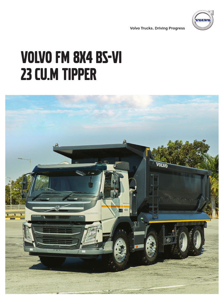 Volvo FM 420 8x4 Tipper Specifications | PDF | Truck | Axle