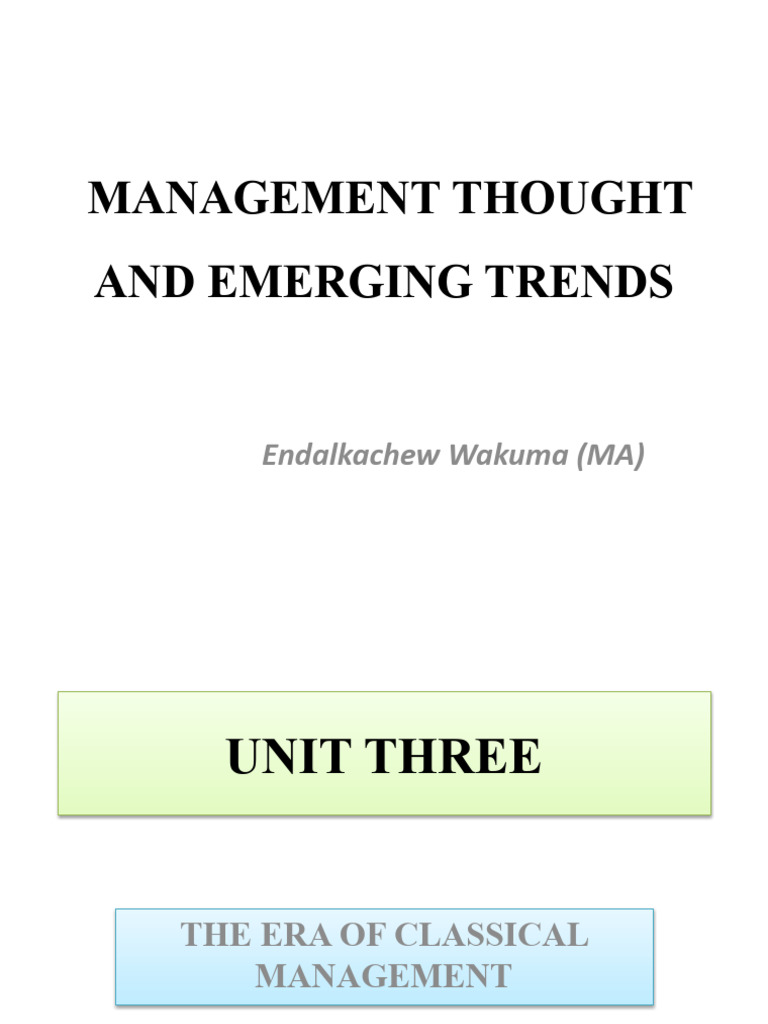 MGT Thought CHA 3 Part 2 | PDF | Employment | Theory