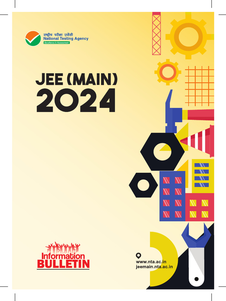 Information Bulletin For Jee Main 2024 | PDF