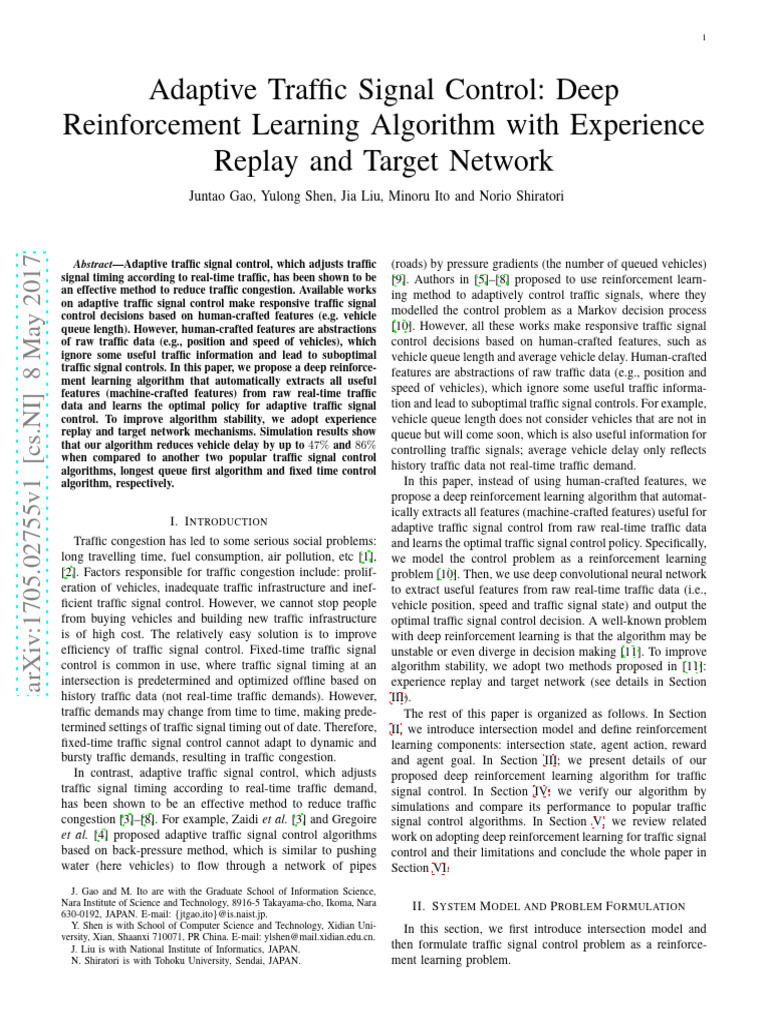 Deep Reinforcement Learning Algorithm With Experience Replay and Target ...