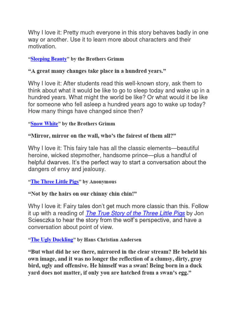 Sleeping Beauty: " " by The Brothers Grimm | PDF | General Fiction