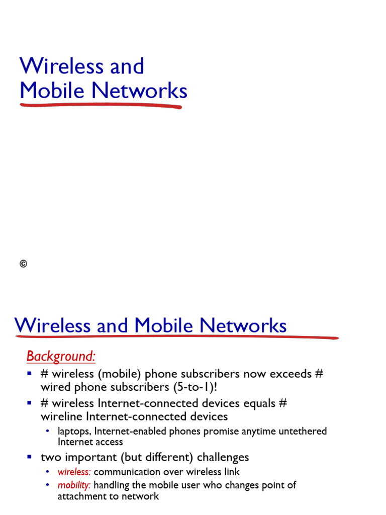 Lecture 01 - Wireless Systems | Download Free PDF | Computer Network | Wireless Lan