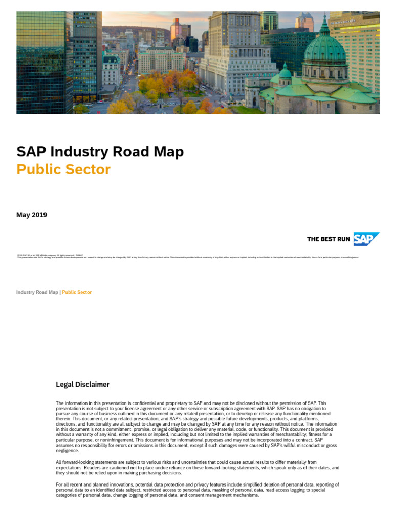 SAP Industry Road Map | PDF | Taxes | Analytics