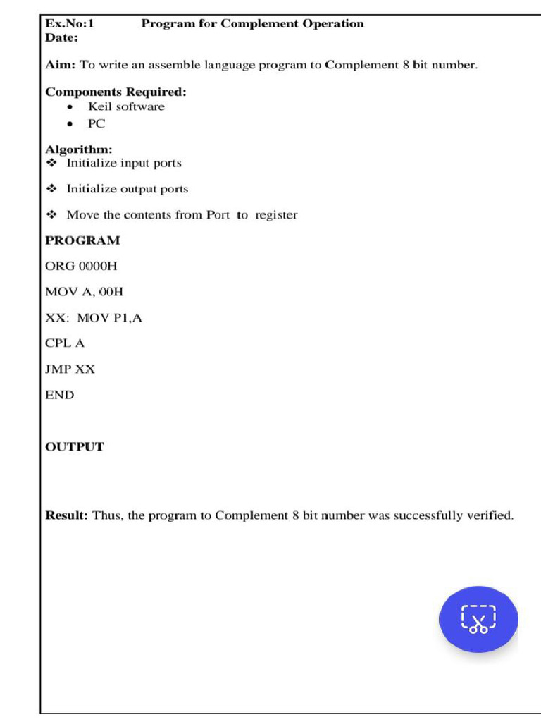 Embedded Lab Exp-1 To 3 | PDF