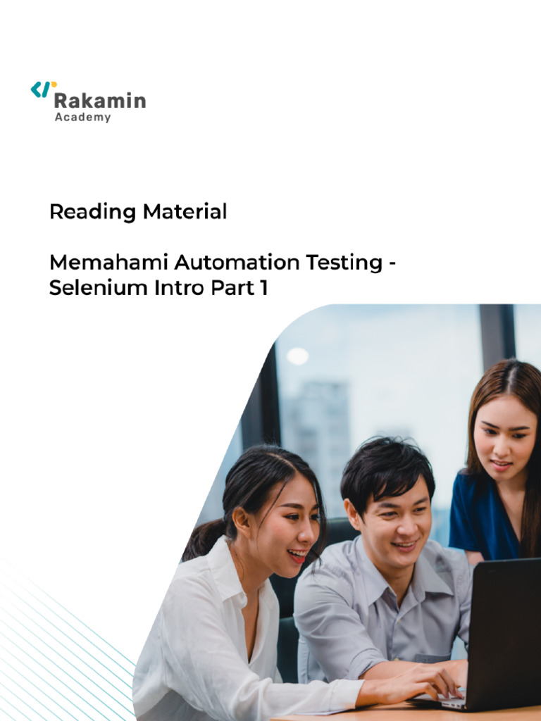 Memahami Automation Testing - Selenium Intro Part 1 | PDF Memahami Automation Testing - Selenium Intro Part 1 | PDF