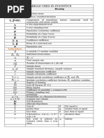 Common Statistical Abbreviations and Symbols in APA Italics | PDF ...