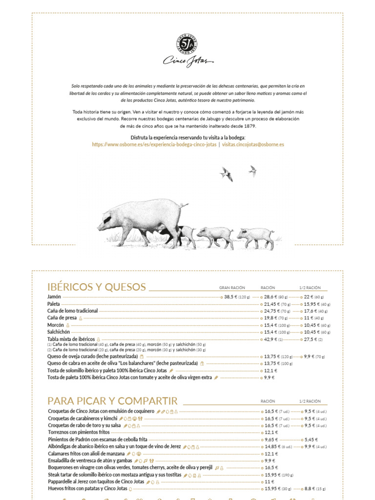 Web Carta Terraza Rte Sevilla 5J May23 Esp | PDF | ensalada | jamón