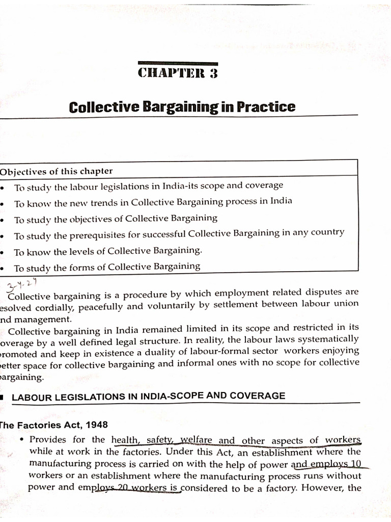 Collective Bargaining in Practice Ch-3 | PDF