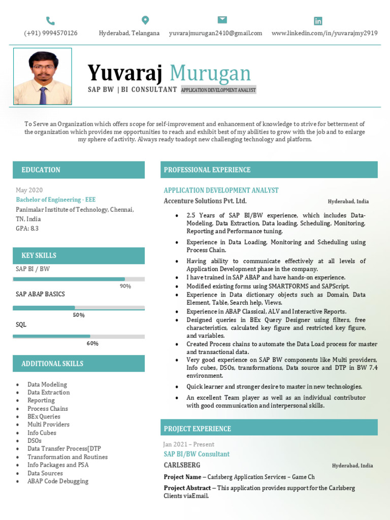 MY Resume | Download Free PDF | Data | Information Technology