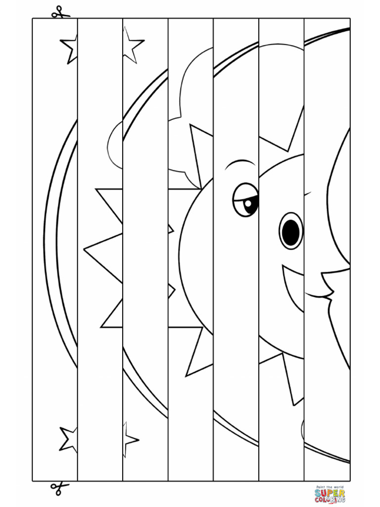 Moon and Sun Agamograph Template Paper Crafts | PDF