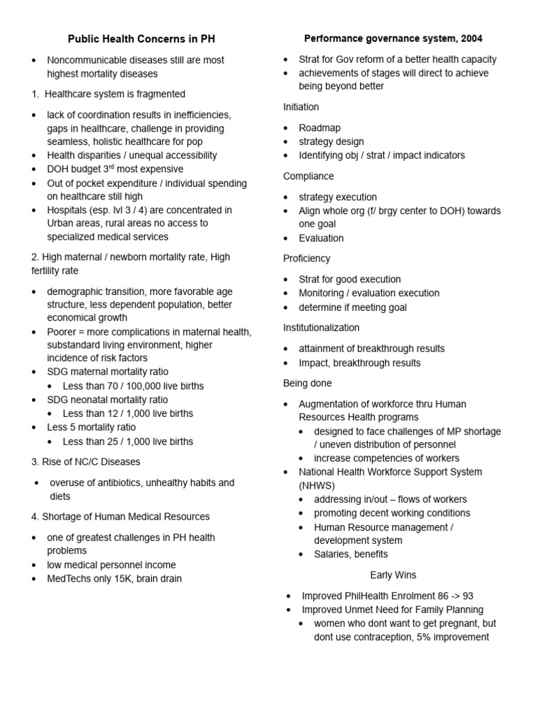 Health Programs in The Philippines | PDF | Preventive Healthcare ...