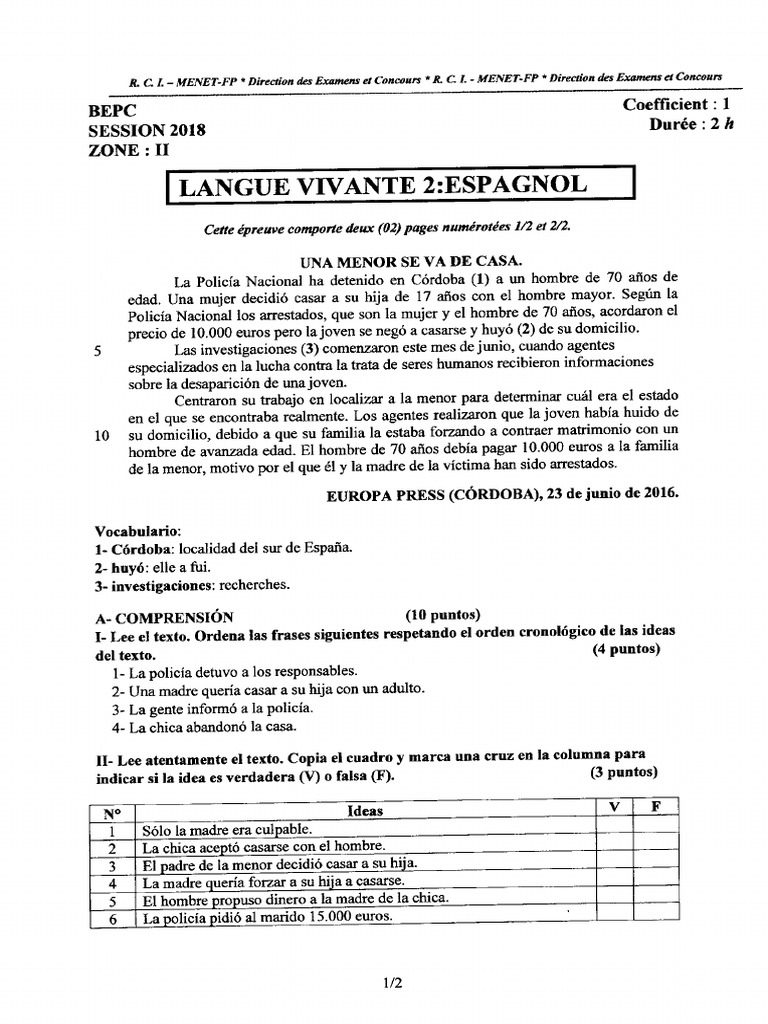 Bepc-Z2-Esp LV2-2018 | PDF