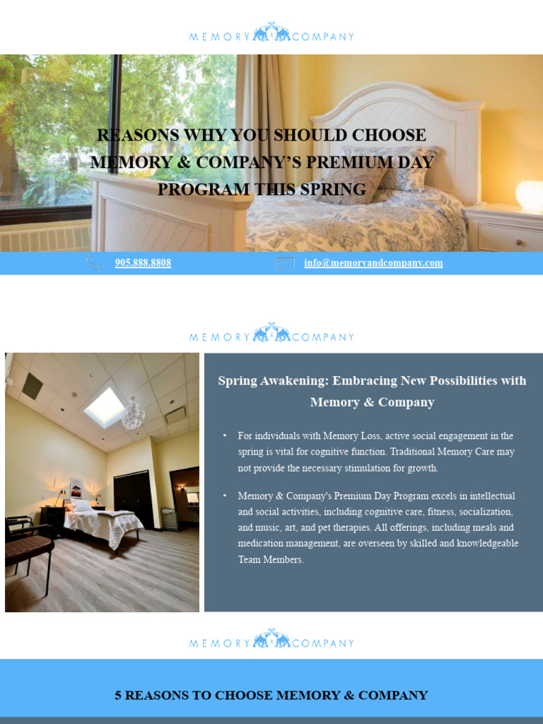 5 Reasons Why You Should Choose Memory & Company's Premium Day Program ...